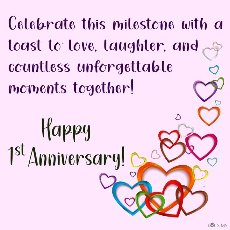 1st Anniversary Wishes Messages and Quotes - Txts.ms